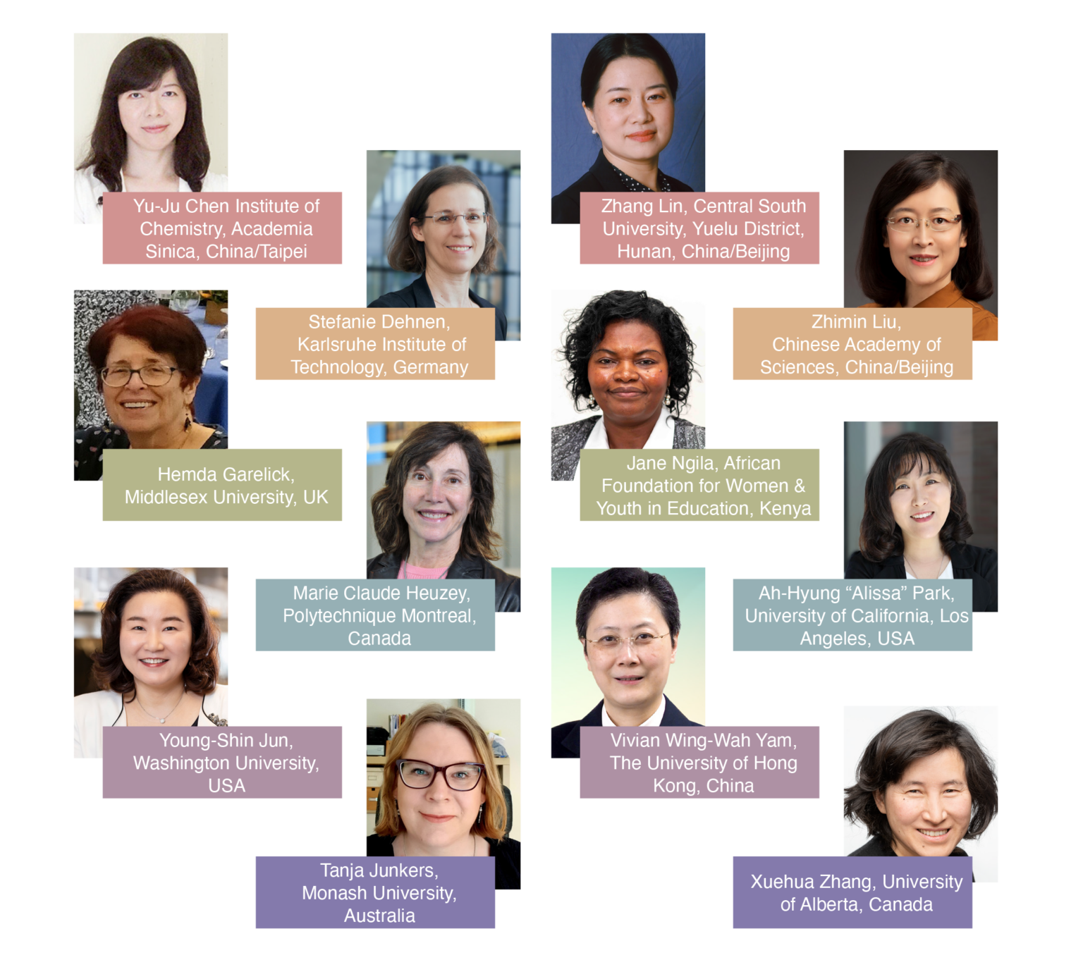 Awardees of the IUPAC 2025 Distinguished Women in Chemistry or Chemical Engineering - IUPAC ...